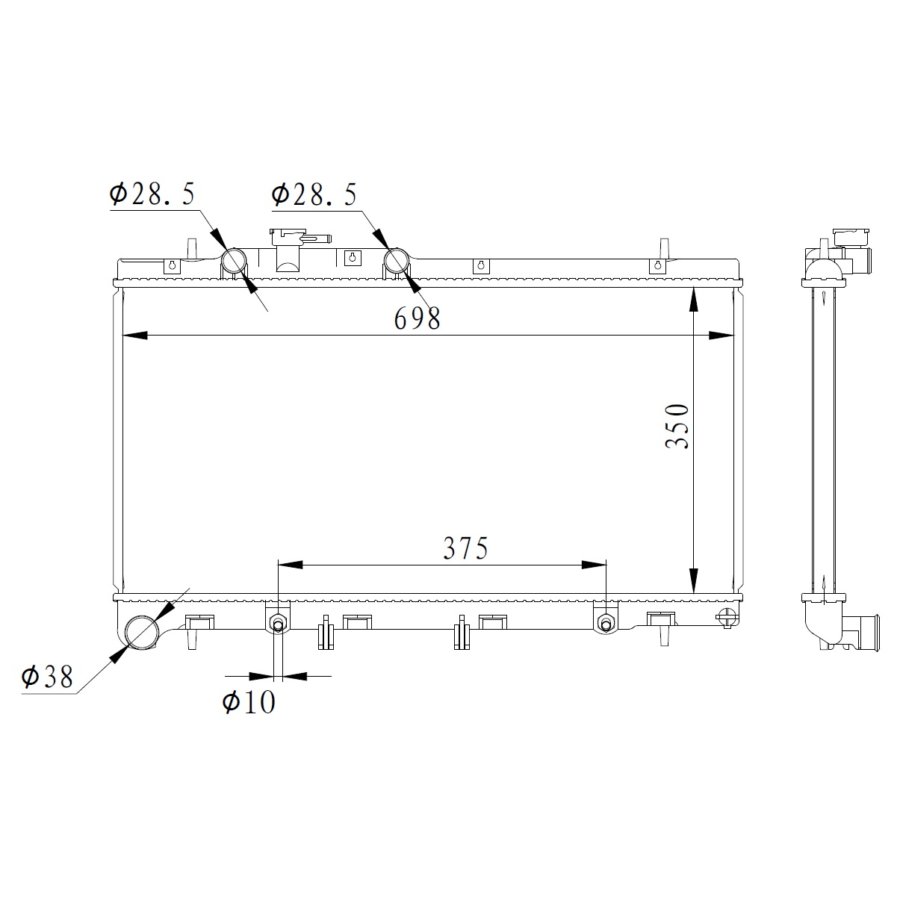Radiateur NRF 59227 - Norauto