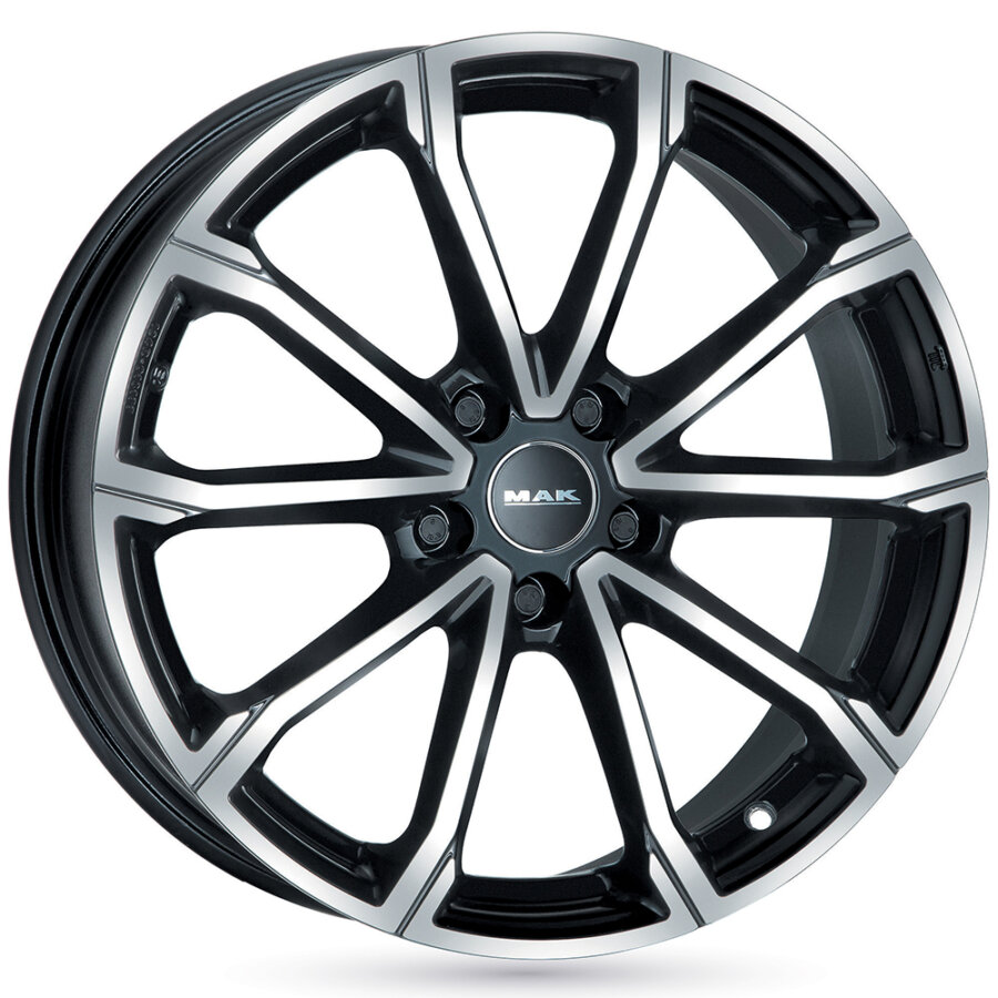 Jante alu MAK DAVINCI 16 pouces - 6.5x16 5x98 ET39 Noir face polie ...