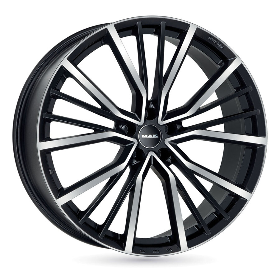 Jante alu MAK UNION 18 pouces - 8x18 5x112 ET39 Gunmetal face polie ...