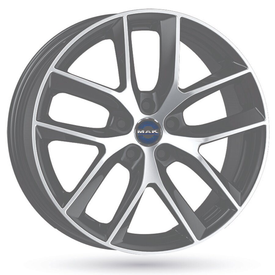 Jante alu MAK VOLTAGE 8x19 5x120 ET40 Noir face polie - Norauto