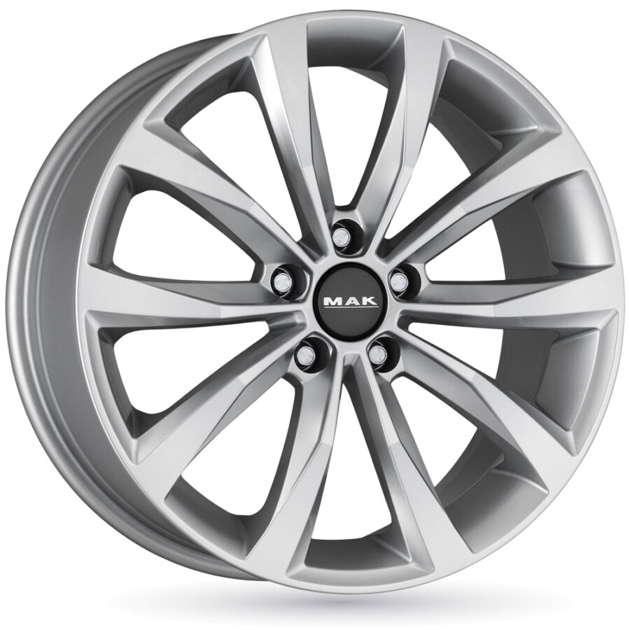 Jante alu MAK WOLF 18 pouces - 7.5x18 5x100 ET48 Silver coated - Norauto
