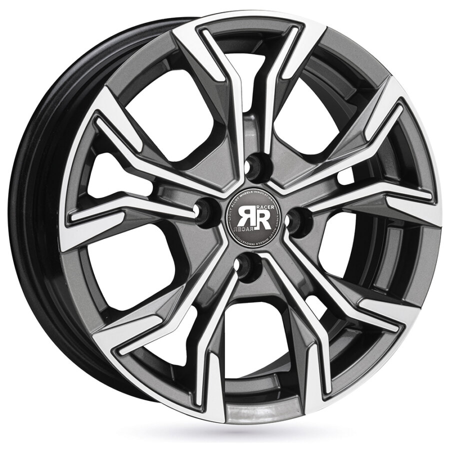 Jante alu RACER CARVER 15 pouces - 6x15 4x108 ET25 Noir brillant - Norauto