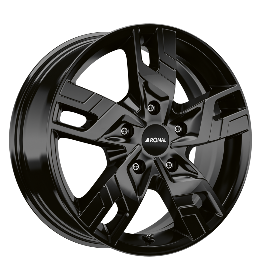 Jante alu RONAL R64 JB 16 pouces - 6.5x16 5x120 ET51 Jetblack - Norauto