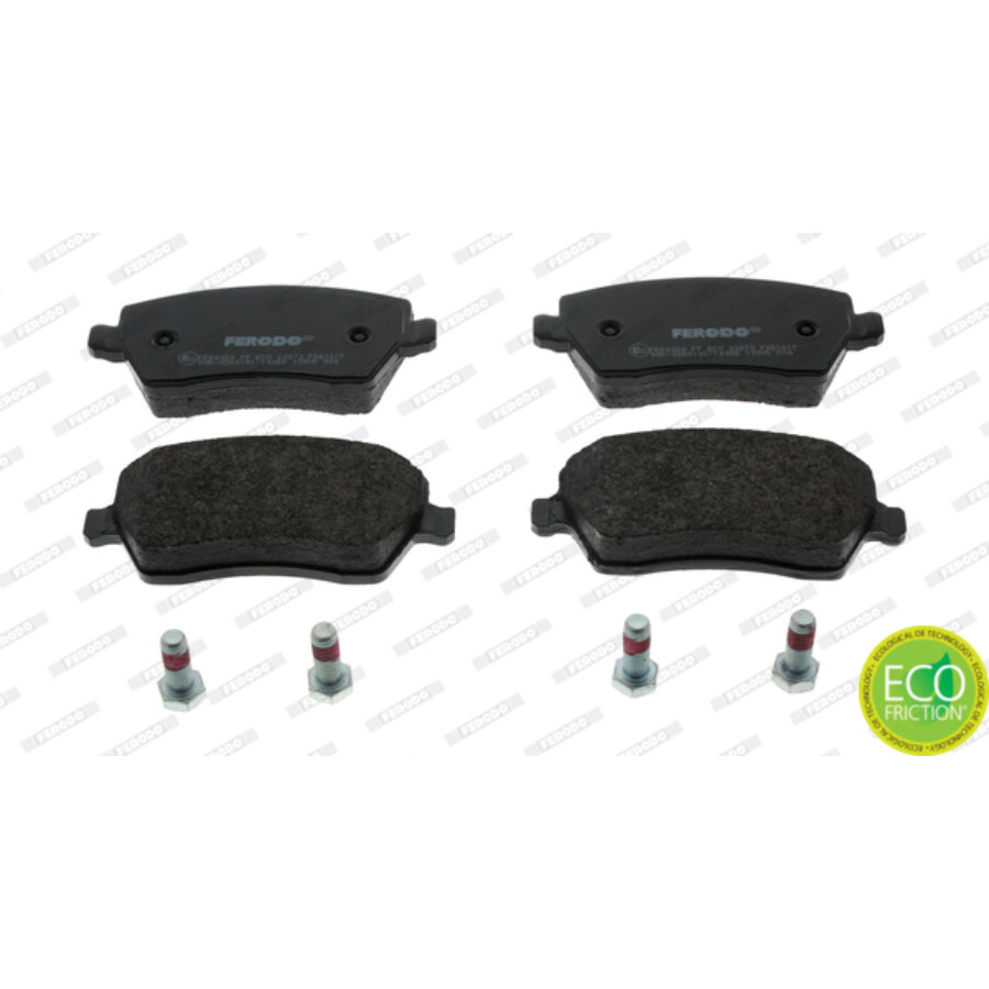 4 plaquettes de frein FERODO FDB1617 : Norauto.fr