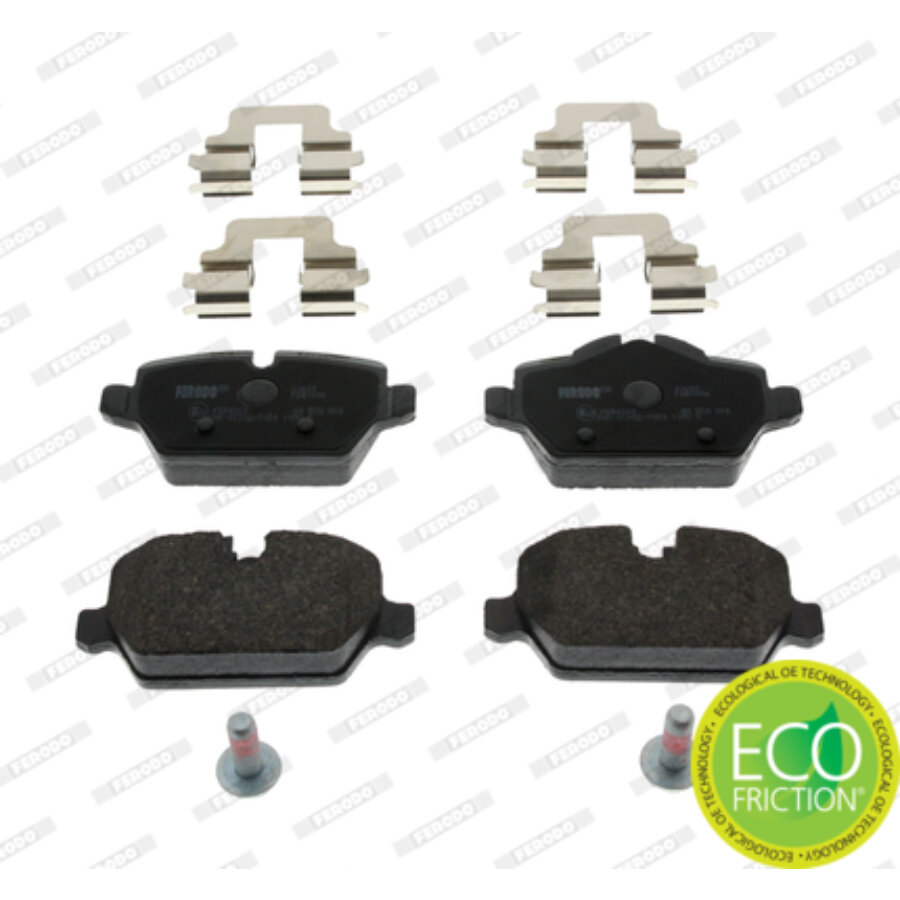 4 plaquettes de frein FERODO FDB1806 : Norauto.fr