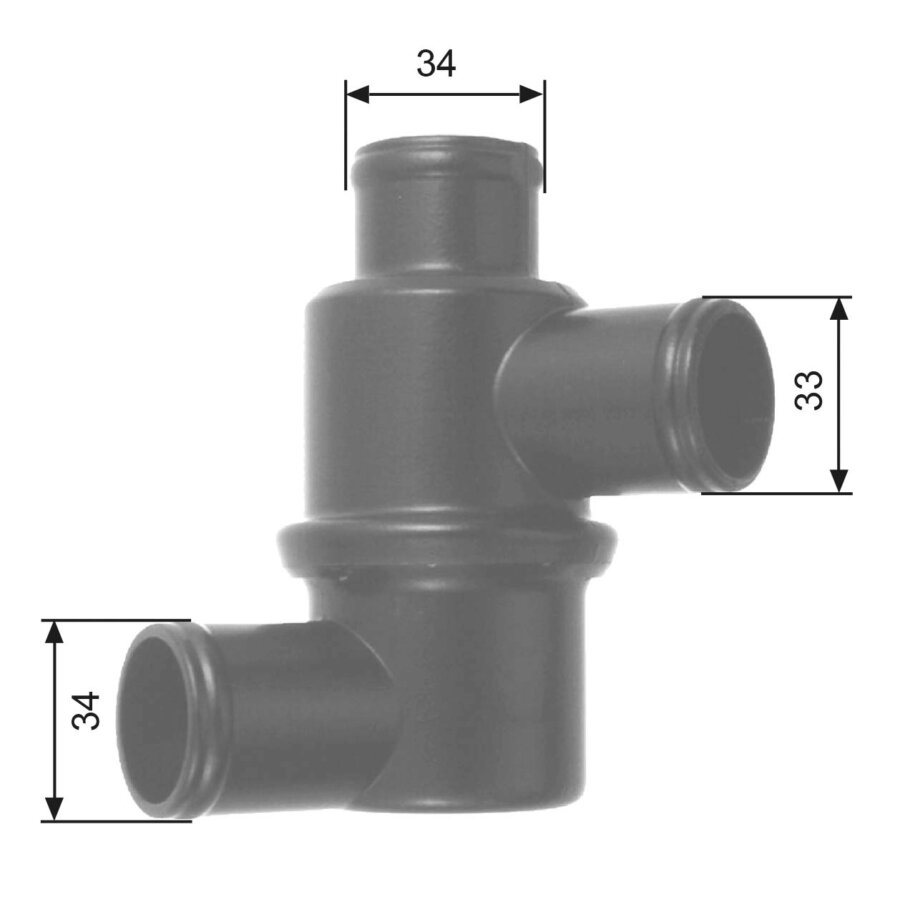 Thermostat GATES TH14580 - Norauto