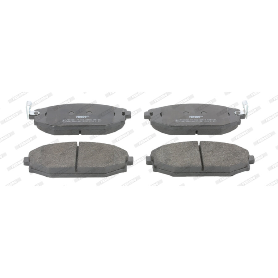 4 plaquettes de frein FERODO FDB1671 : Norauto.fr