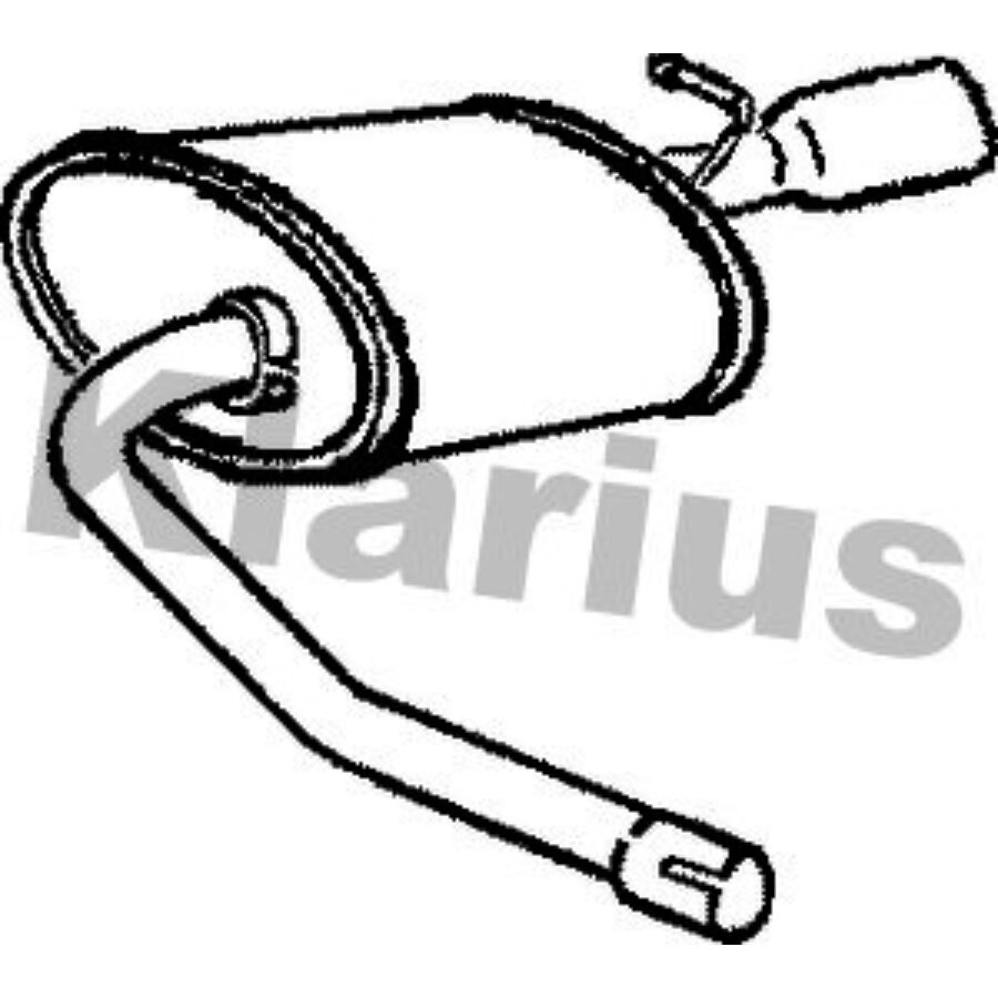 Silencieux arrière KLARIUS 210715 - Norauto