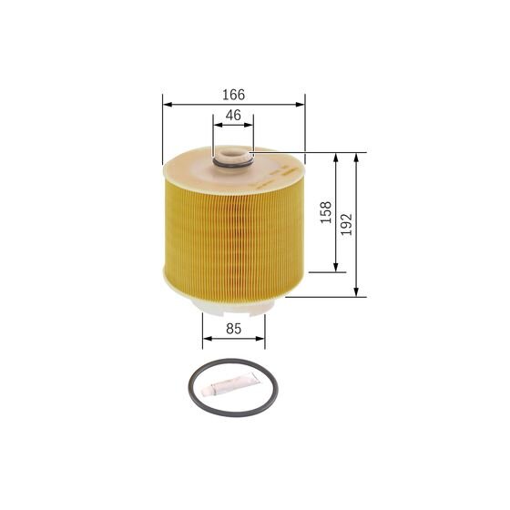Filtre à air BOSCH S0198 - Norauto