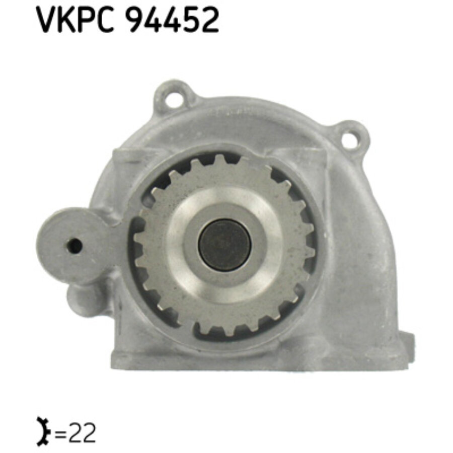Pompe à eau SKF VKPC 94452 - Norauto