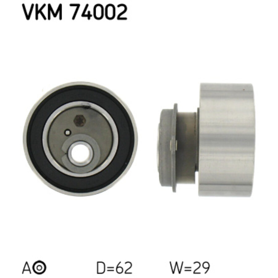 Galet de distribution SKF référence VKM74002 - Norauto