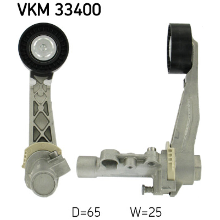 Galet d'accessoires SKF VKM33400 - Norauto