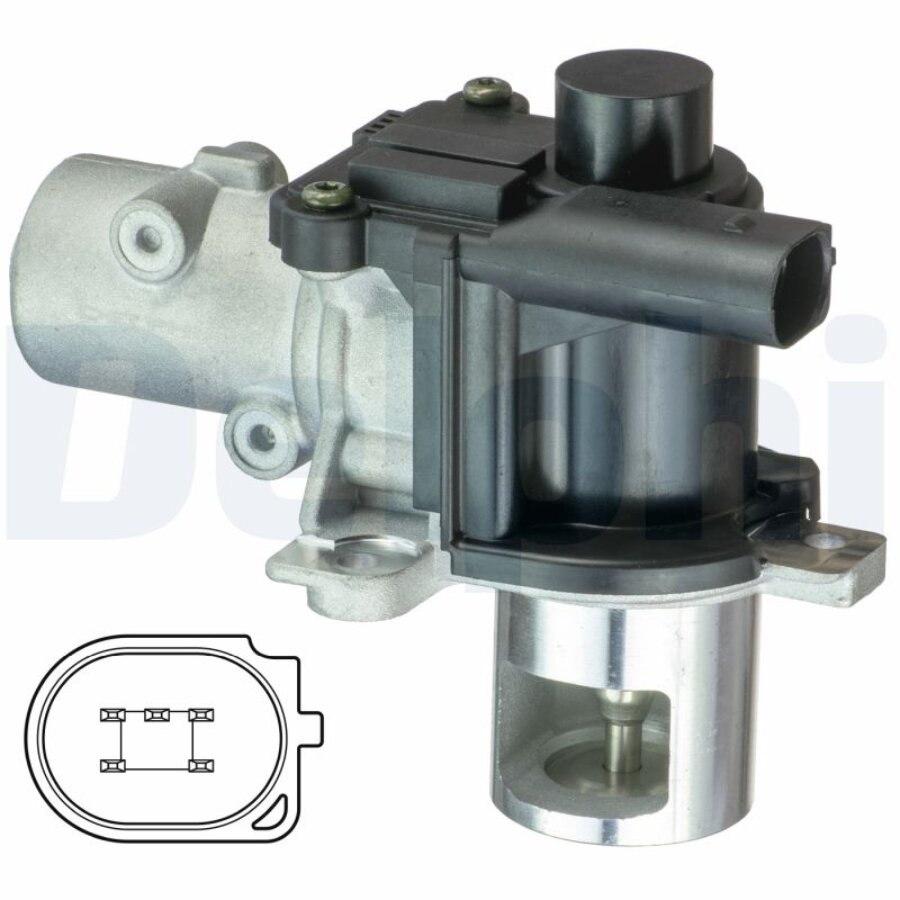 VANNE EGR DELPHI EG10425-12B1 - Norauto