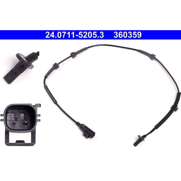 CAPTEUR ABS ATE 360359 - Norauto