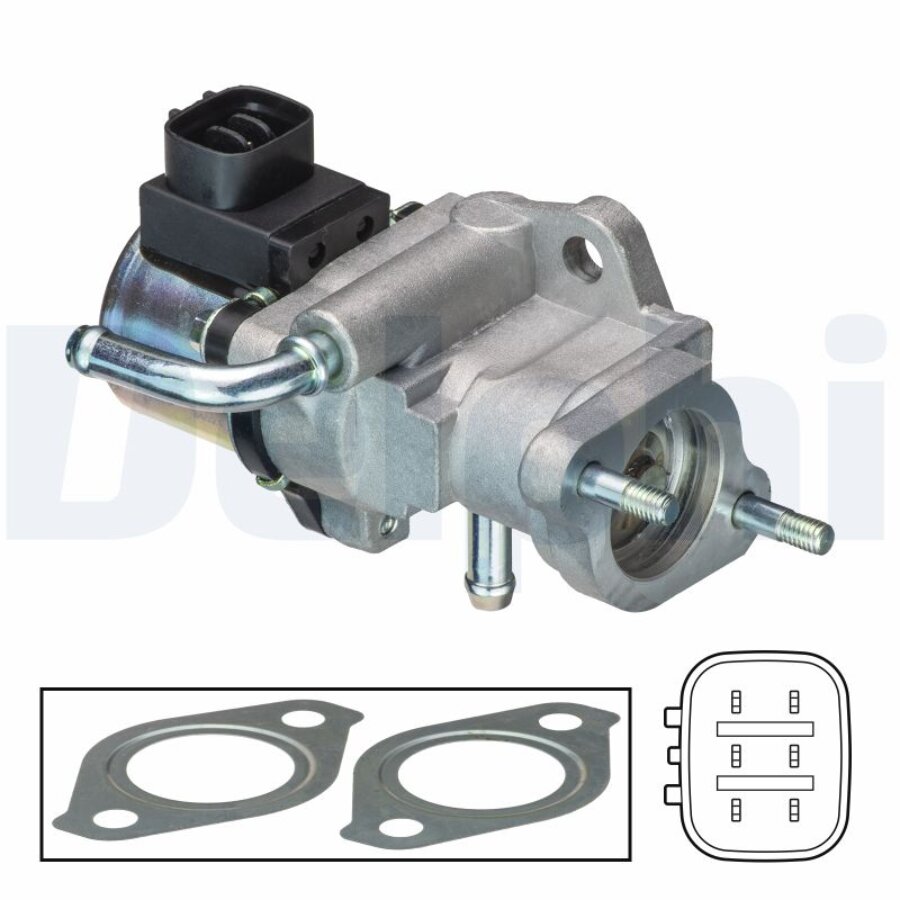 VANNE EGR DELPHI EG10441-12B1 - Norauto