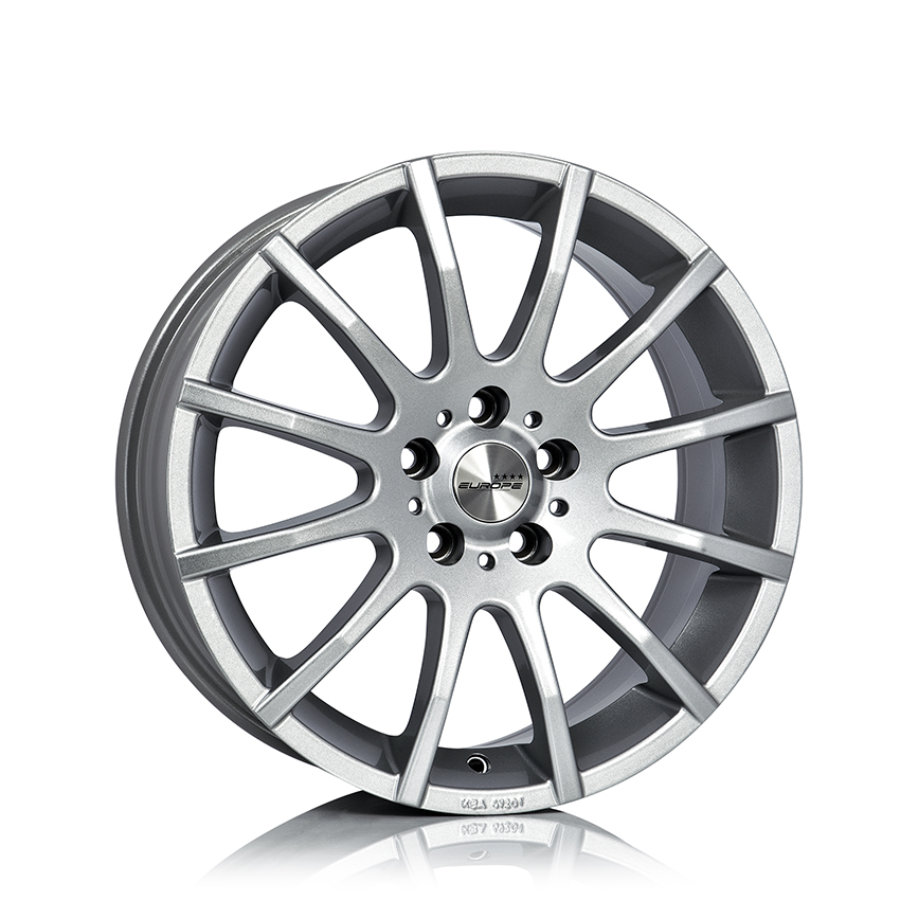 Jante alu EUROPE ROM 15 pouces - 6.5x15 4x108 ET20 Silver coated - Norauto