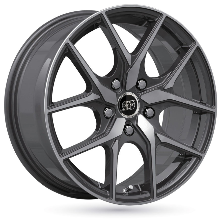 Jante alu INFINY ICON 16 pouces - 7x16 5x112 ET40 Gris polie - Norauto
