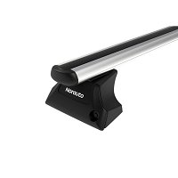 Pack complet 2 barres de toit avec fixations NORAUTO aluminium - Norauto