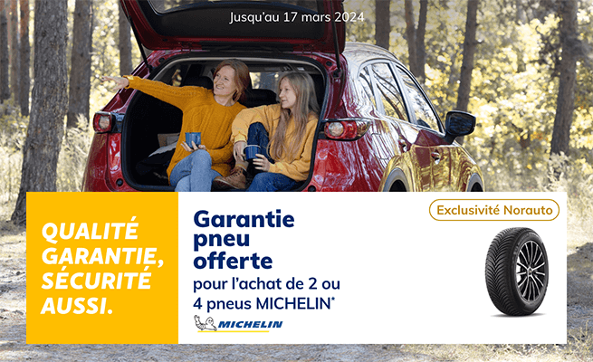 Promo pneu Michelin, offre et promo Michelin - Norauto