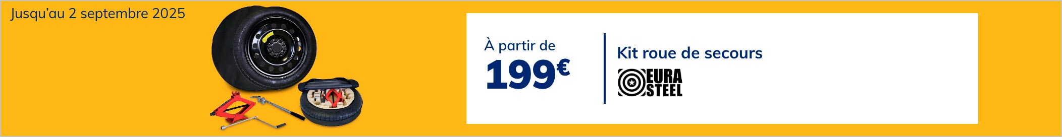 Roue de secours, roue galette, kit roue de secours | NORAUTO