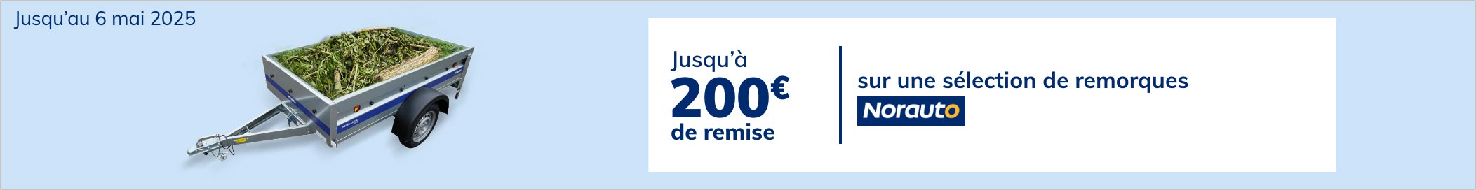 Remorque voiture pas cher - Norauto