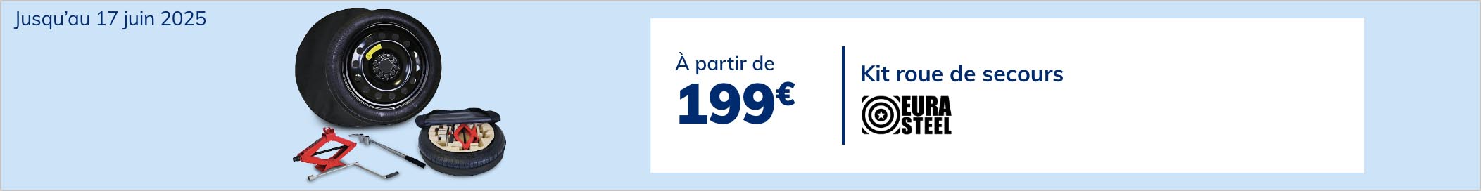 Roue de secours, roue galette, kit roue de secours | NORAUTO